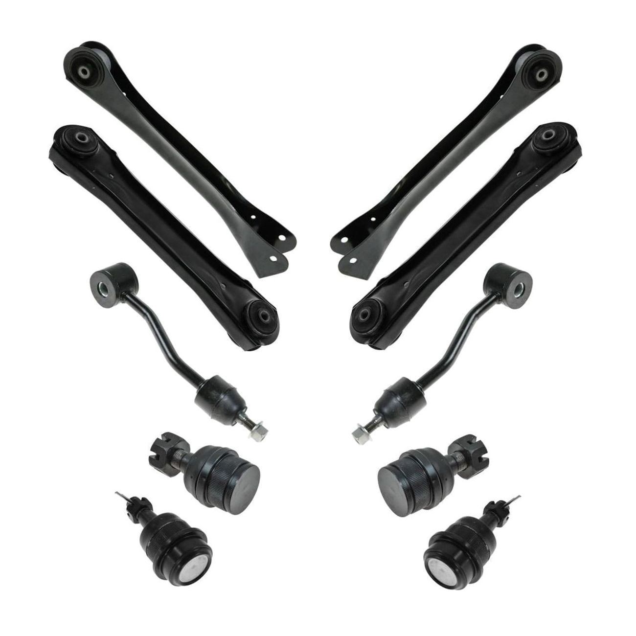 10pc Suspension Kit Control Arms Ball Joints Sway Bar End Links for ...