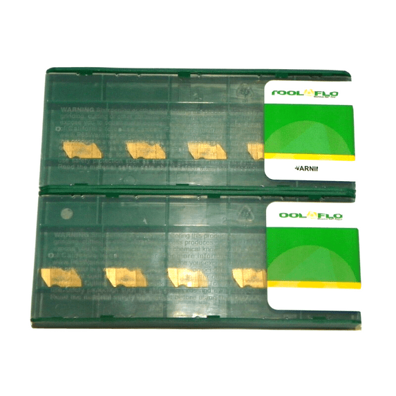 10pc) ToolFlo FLG 2094R GP50 Top Notch Coated Carbide Grooving Inserts ...
