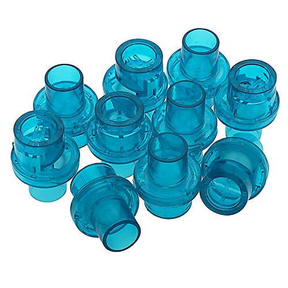 10pc Universal Plastic CPR Pocket Resuscitator Mask Replacement Valves ...