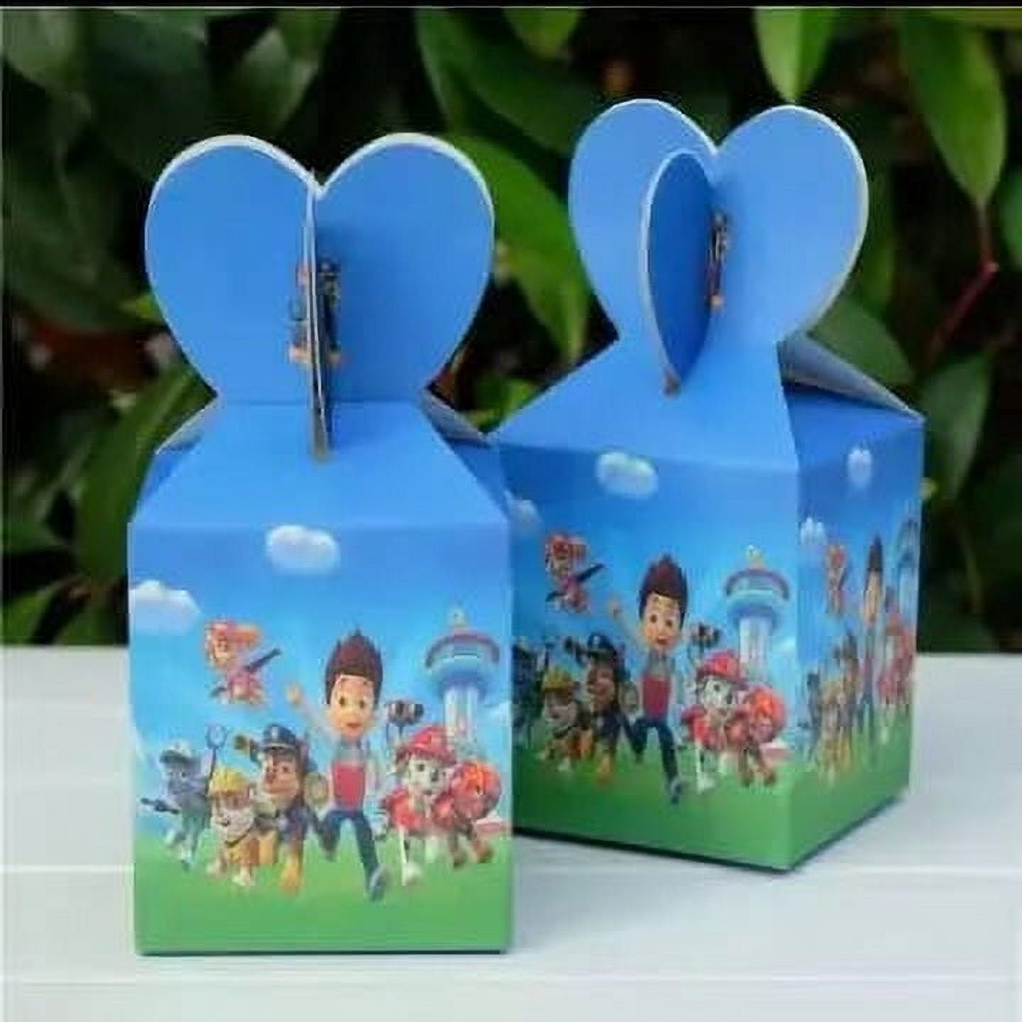 10pc paw patrol boxes party decoration for candy favors , treats table ...