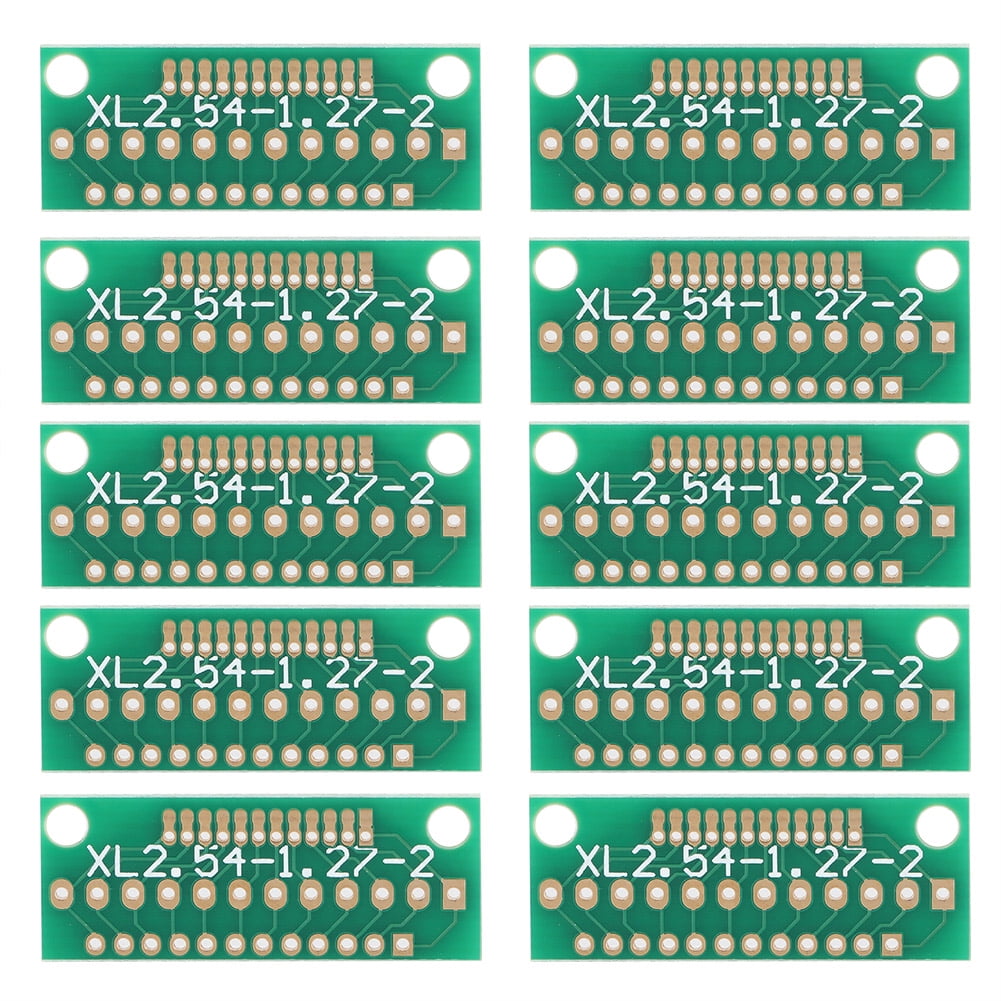 10pcs 1.27MM 2.0MM 2.54MM 12 Pin 3 Row 36 Holes Adapter Board for ...