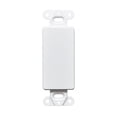 10pcs 1 Gang Decorator Blank Wall Plate Insert White - Walmart.com