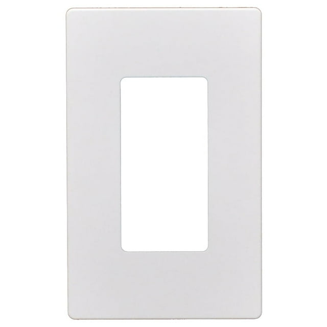 10pcs 1 Gang Screwless Snap On Decorator Wall Plate White - Walmart.com