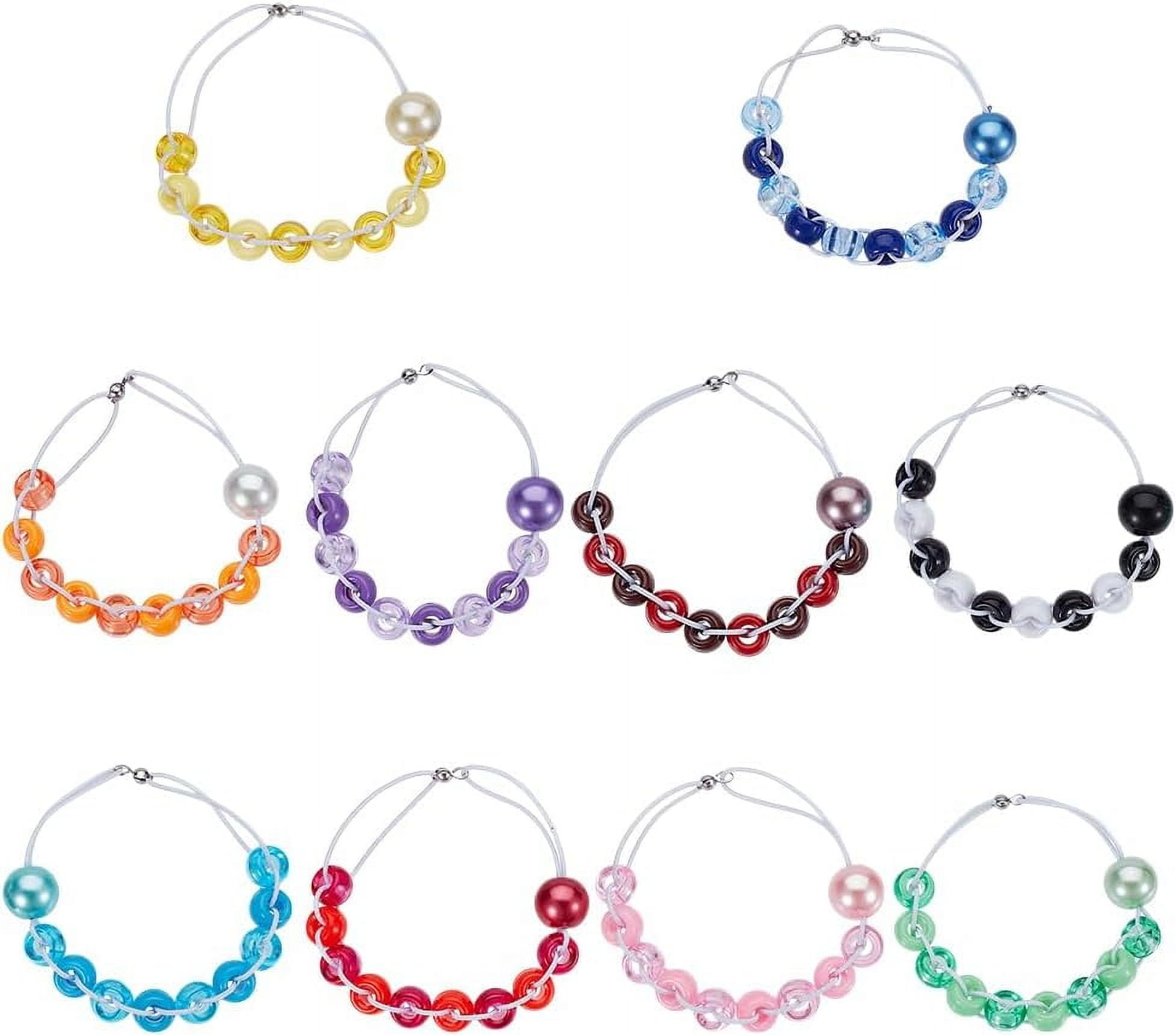 10pcs 10 Colors Golf Counter Beads Golf Crossover Bead Count Stroke ...