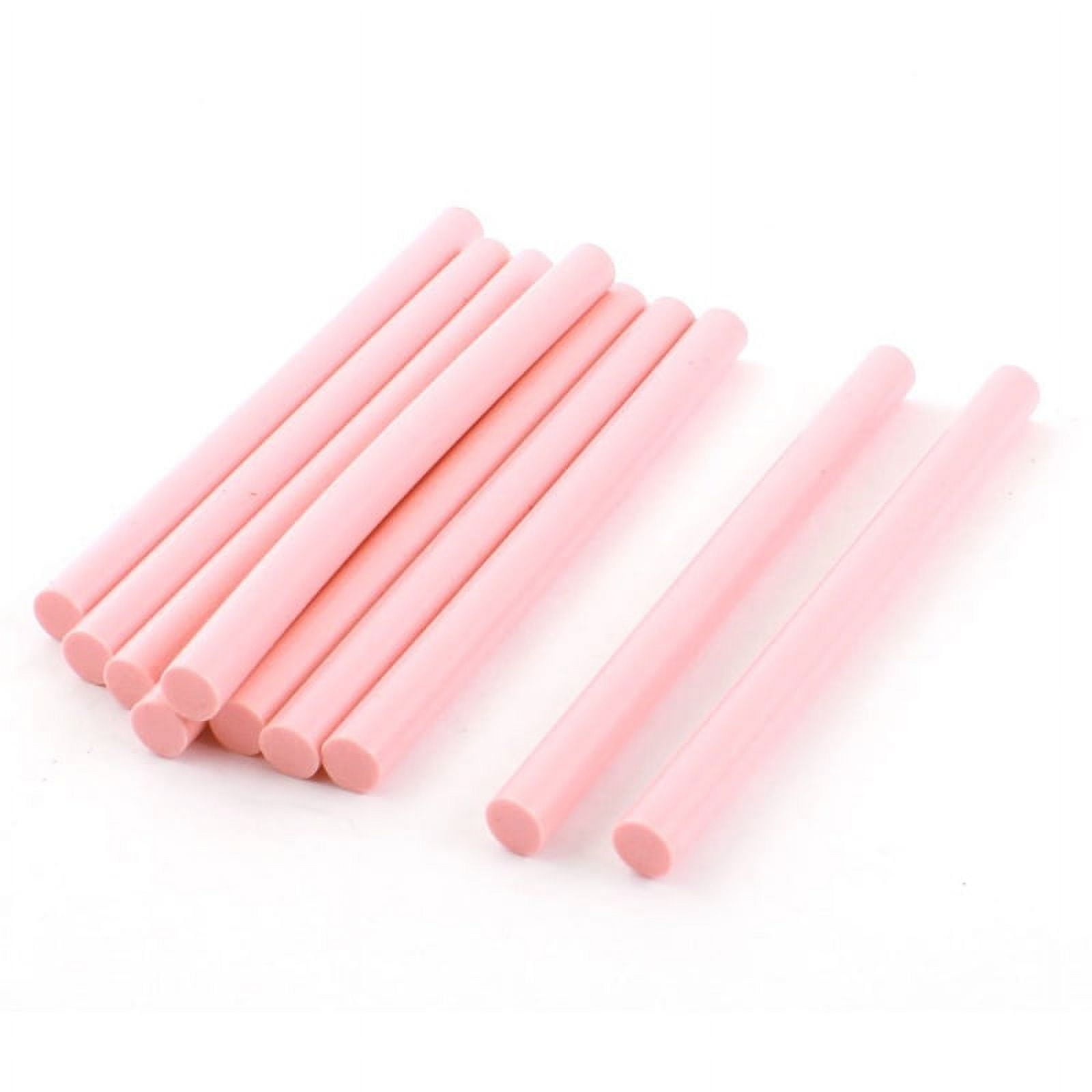 10pcs 100mm x 7mm Adhesive Hot Melt Glue Sticks For Hot Melt Glue Pink ...