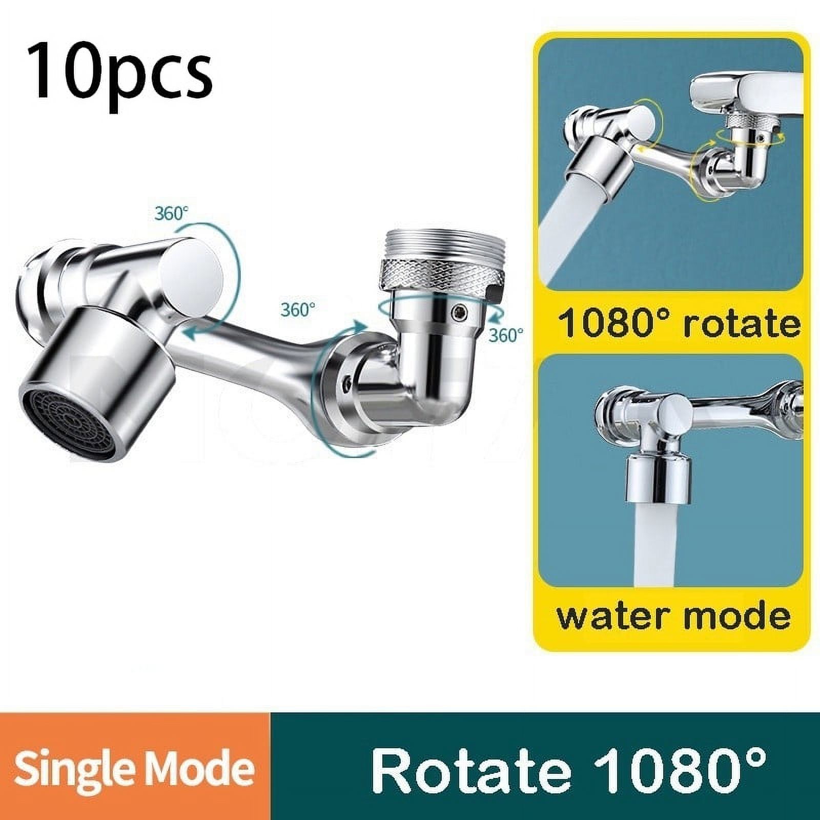 10pcs 1080 掳 Rotation Faucet Aerator Extender Anti Splash Filter ...