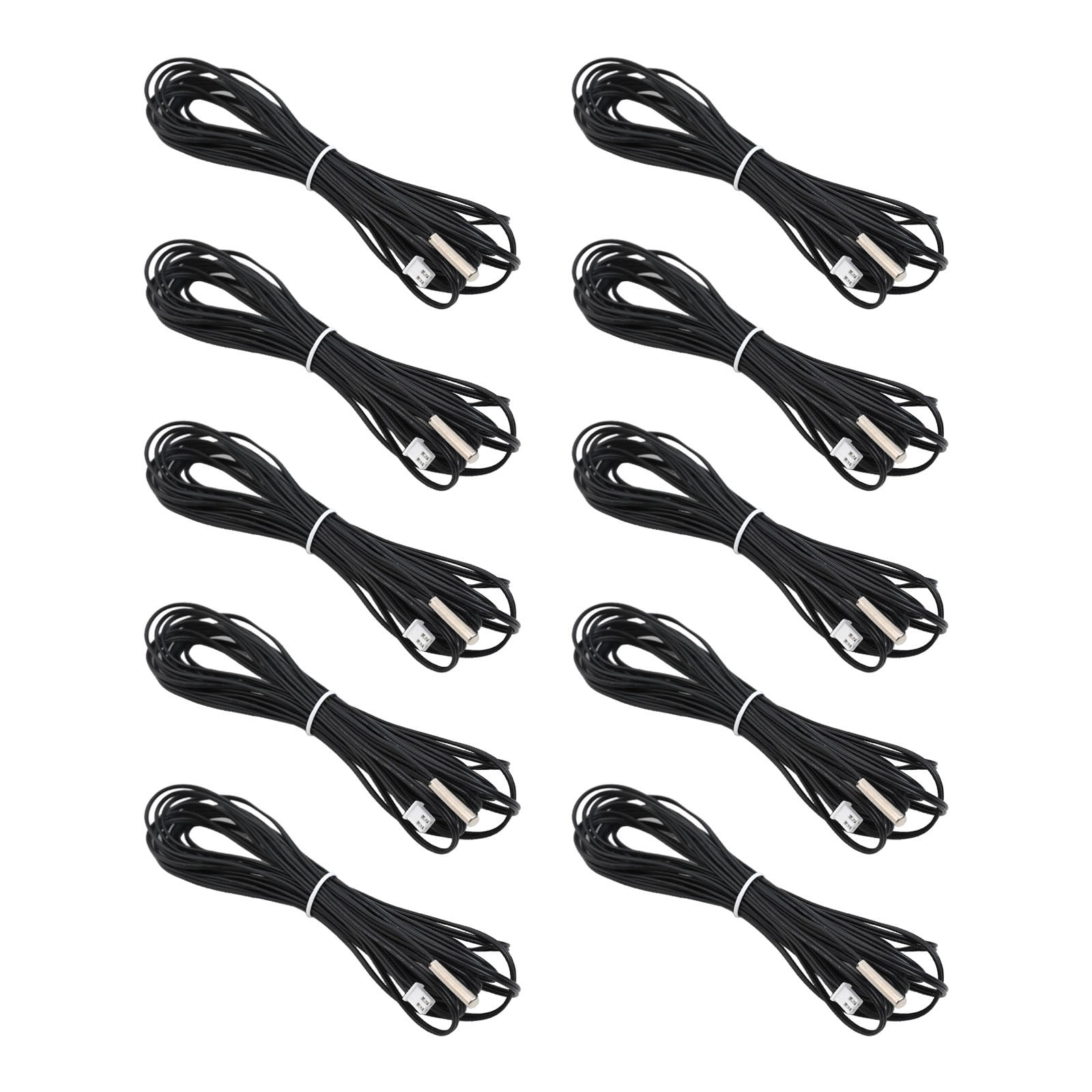 10pcs 10K Ohm 1% 3435 Thermistor Temperature Sensor Cylinder Probe With ...