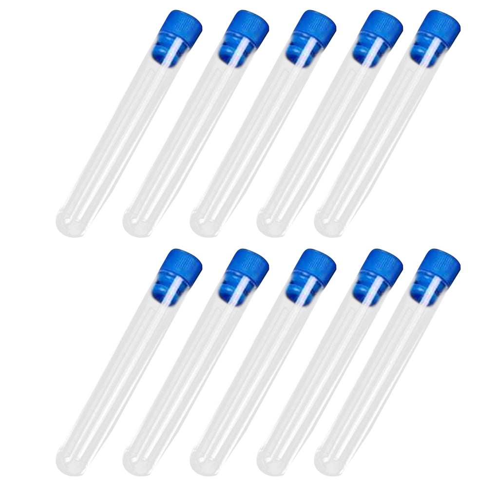 10pcs 12*75mm Transparent Pyrex Glass Blowing Tubes 100mm Long Thick ...