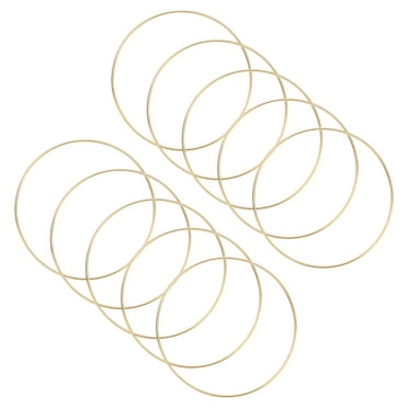 METAL GOLD RINGS 12 inch- Pack of 5, By Better Crafts - Walmart.com