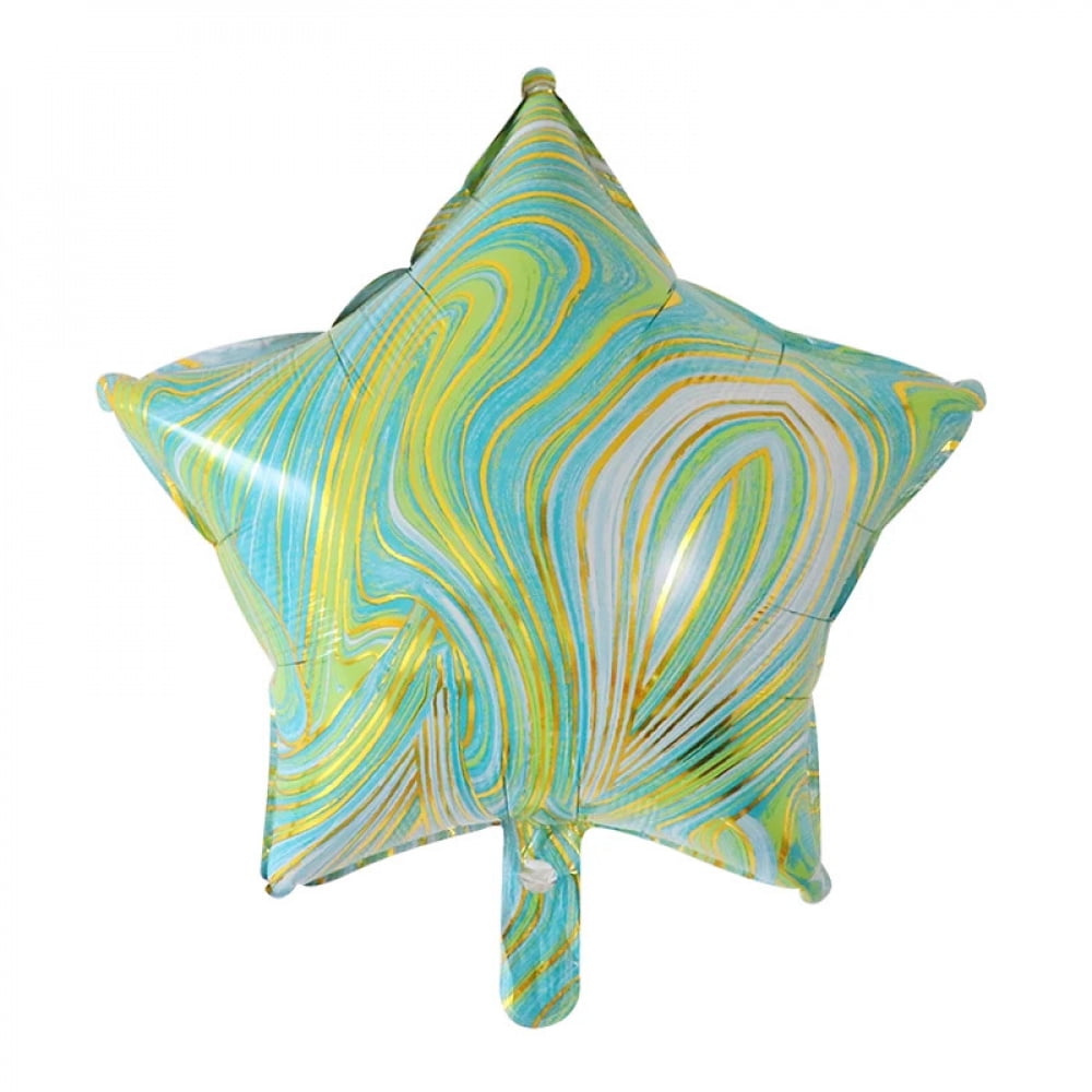 10pcs 18inch Gold Silver Foil Helium Star Balloon Wedding Decoration ...