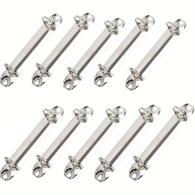 10pcs 2-Hole Ring Binder Mechanism Replacement Kit, 2 Rings Metal Clip ...