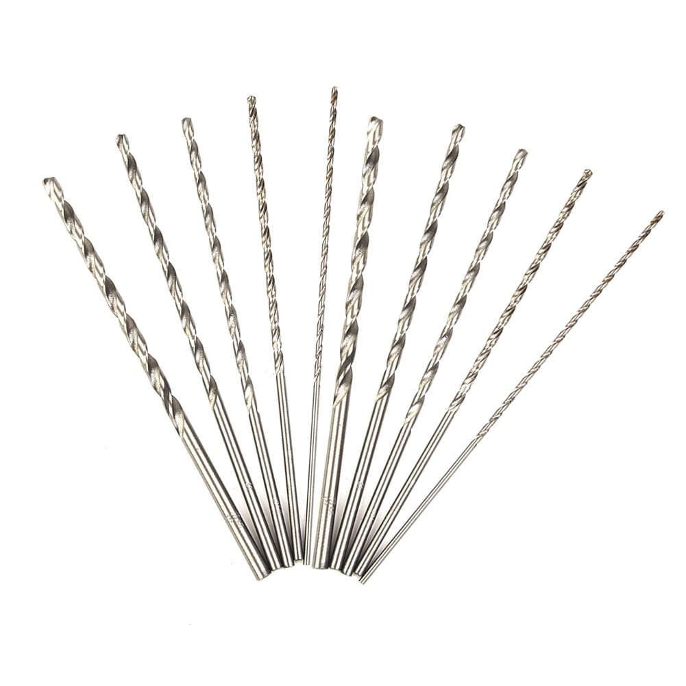 10pcs 200mm HSS High Speed Steel Drill Bit Set 2mm,3mm,3.5mm,4mm,5mm ...