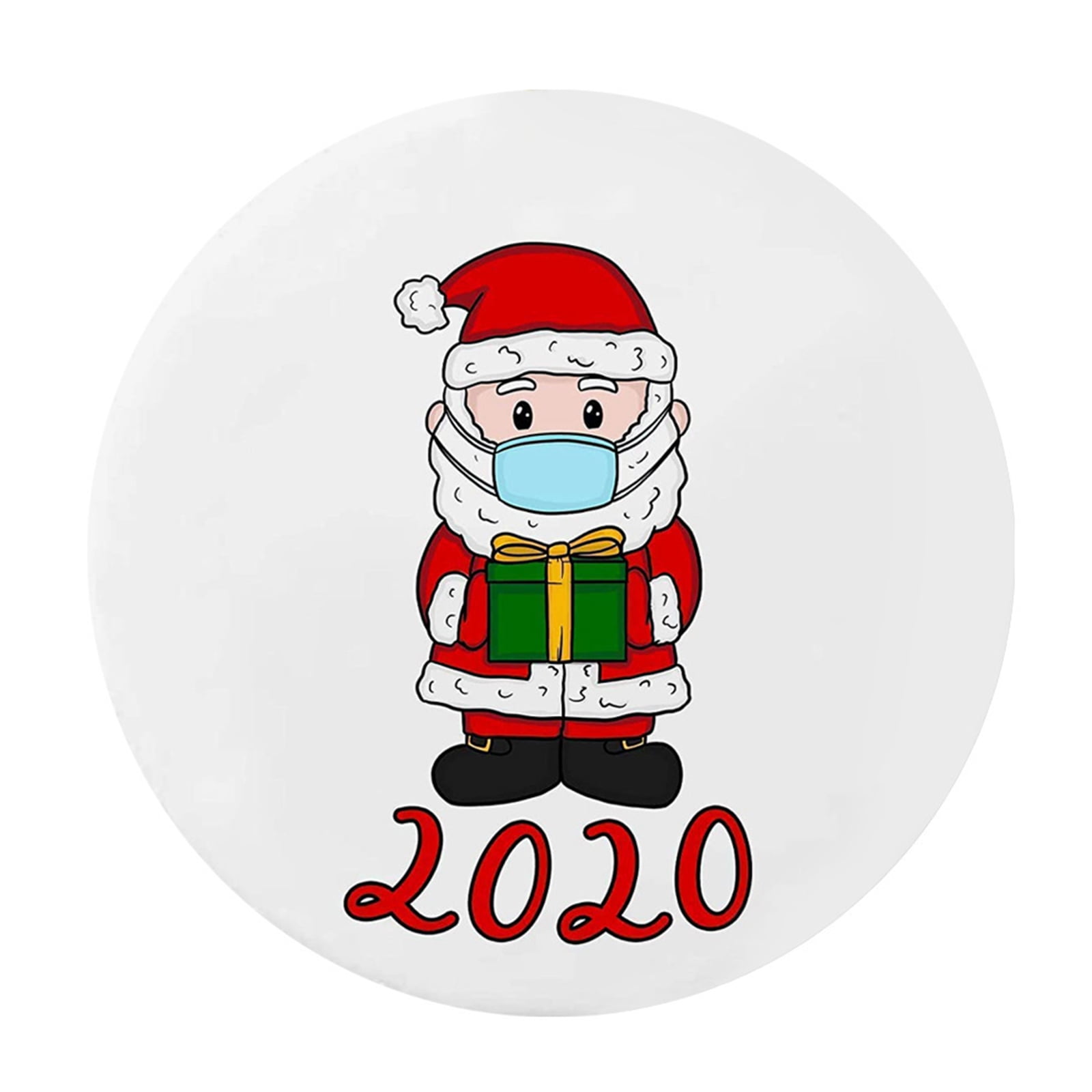 10pcs 2020 New Year Christmas Stickers with Face Mask Personalized ...