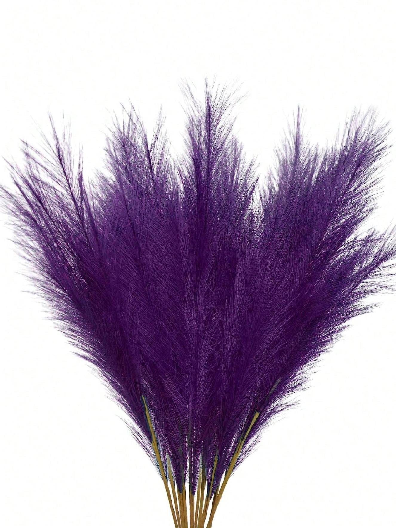 10pcs/20pcs Artificial Reeds 55cm Faux Plume Branch Fake Grass Floor ...