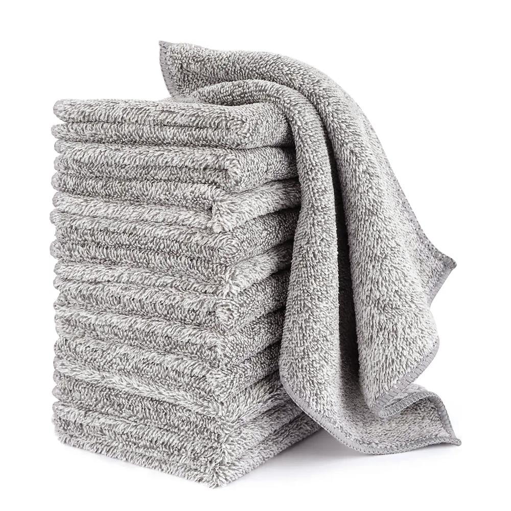 10pcs/20pcs Bamboo Charcoal Fiber Dish Towel Household Cleaning New R4 ...