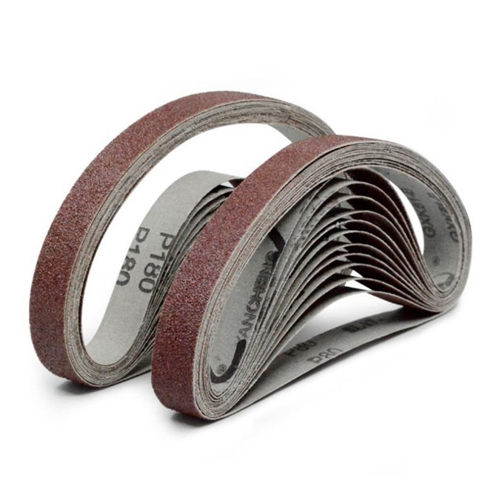 10pcs 20x330mm Sanding Belt 40-1000Grit Grinding And Polishing Sanding ...