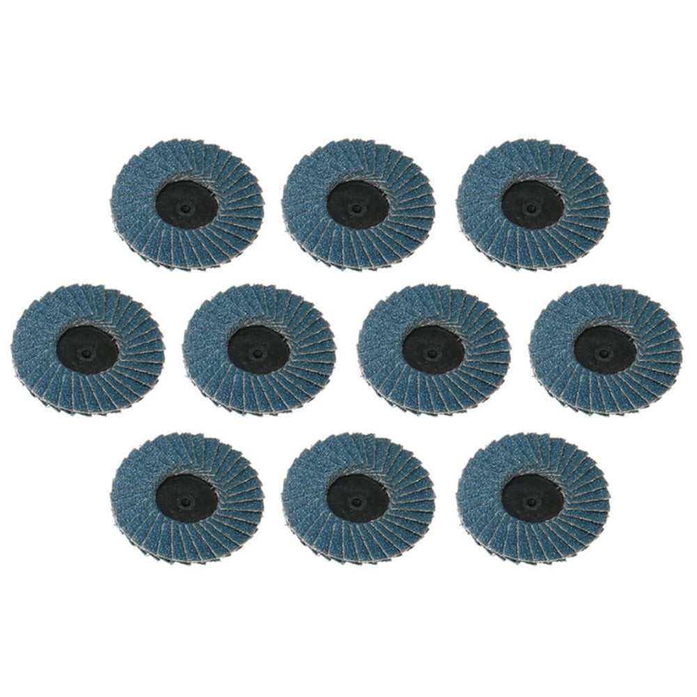 10pcs 2inch 60 Grit Lug Sanding Grinding Wheels Flap Type Disc Wheels ...