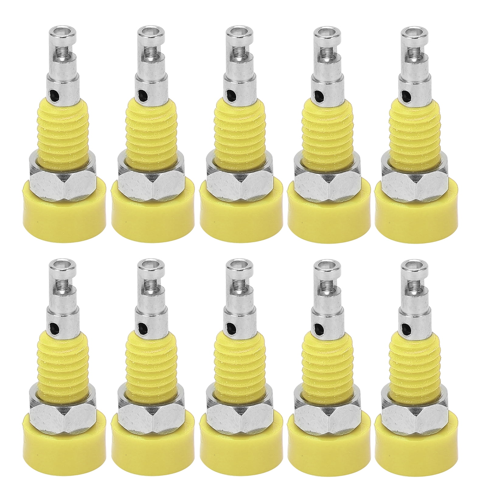 10pcs 2mm Banana Female Jack Socket Connector Adapter Panel Mini ...