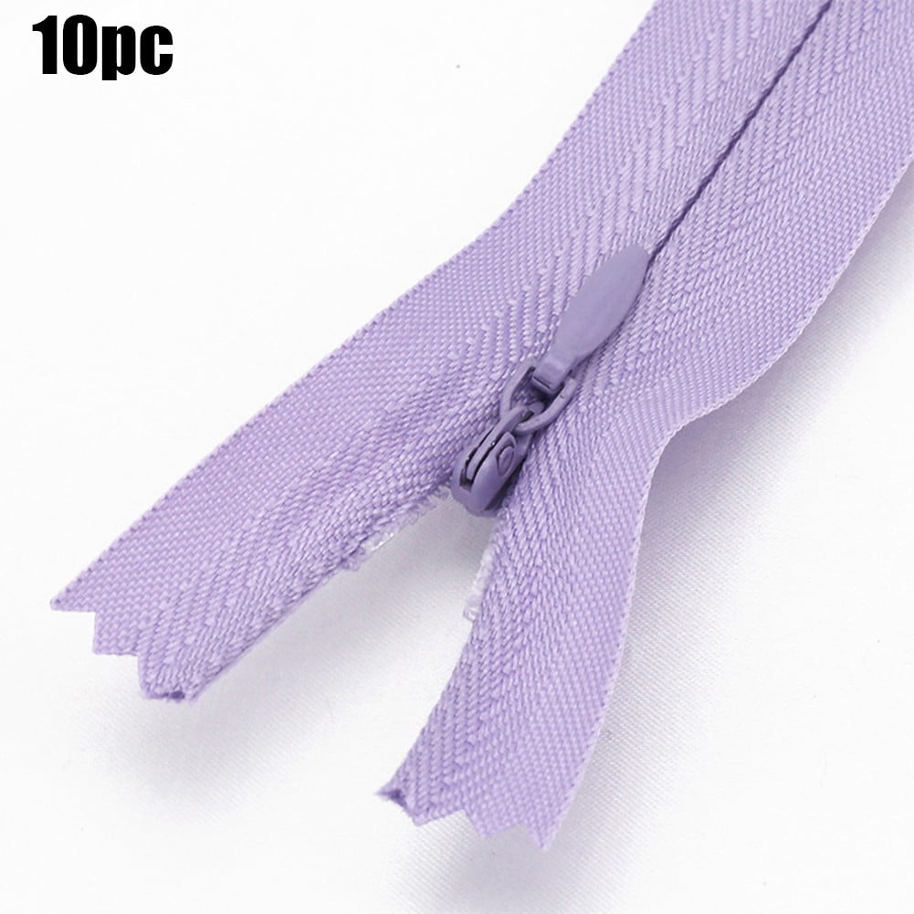 10pcs 3# 40cm Long Invisible Zip Nylon Ziper For Sewing Clothes 14 ...
