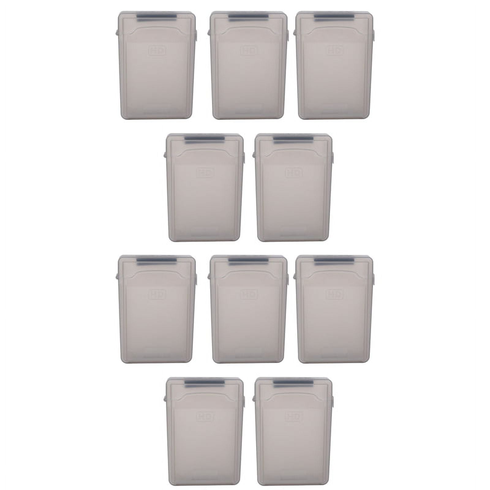 10pcs 3.5 inch IDE SATA HDD Hard Drive Disk Plastic Storage Box Case ...