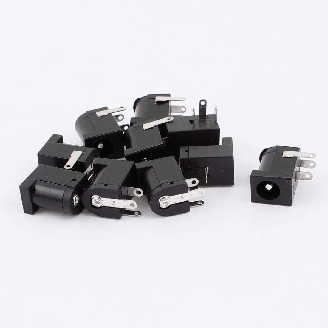 10pcs 3 Pin PCB Mount 5.5x2.1mm Female DC Power Jack Socket Connector ...