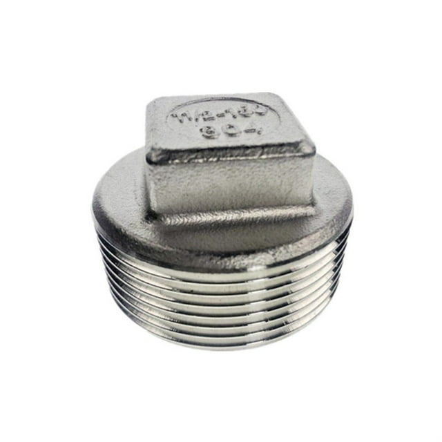 10pcs 304 Stainless Steel Bsp 1/4 Male Screwed Connection End Cap Joint ...