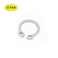10pcs 304 Stainless Steel External Circlip Retaining Shaft Snap Rings 12mm - Walmart.com