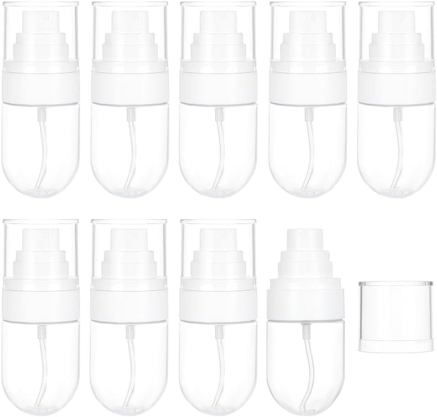 10pcs 30ml(1 oz) Fine Mist Spray Bottles Refillable Travel Spray Bottle Clear Plastic Spray ...