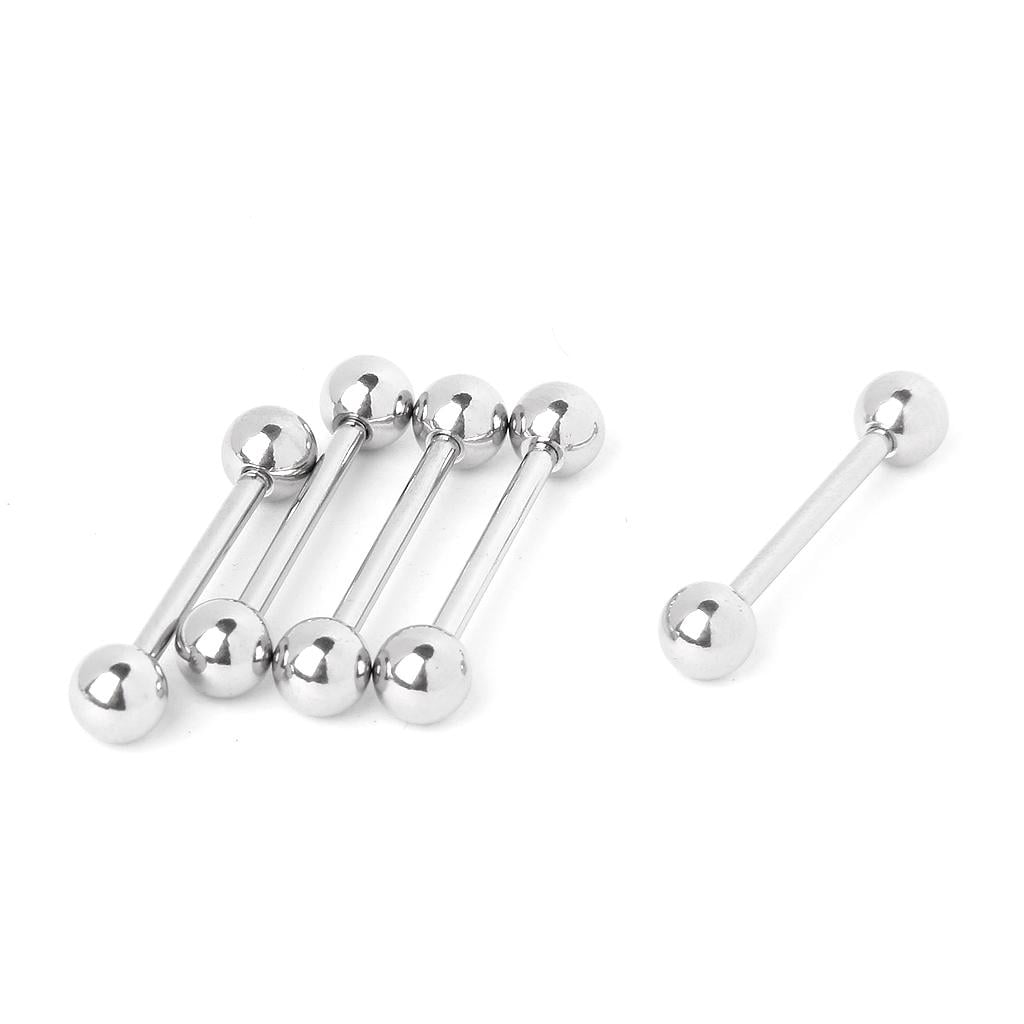 Segolike 10pcs 316L Stainless Steel Barbell Bar 14G - Walmart.com