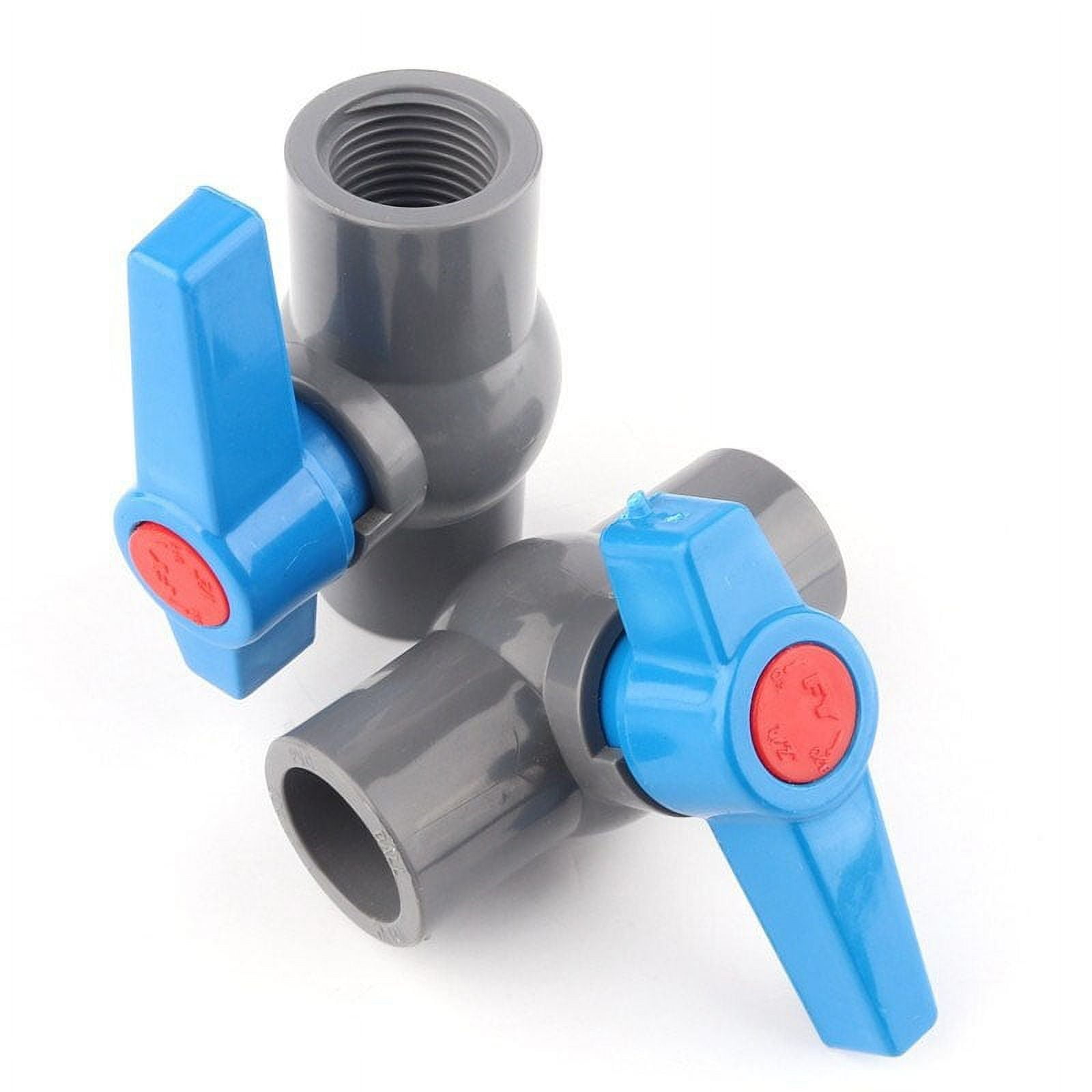 10pcs 32mm PVC Ball Valve 1" Female Thread Globe Valve Irrigation Water ...