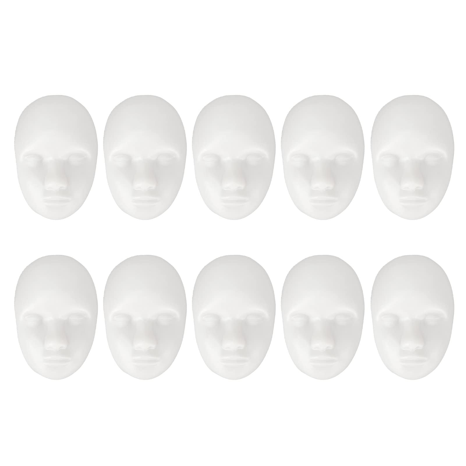 10pcs 3D Fake Skin Eyebrow Eyeline Lips Model Practice Skin Head for ...