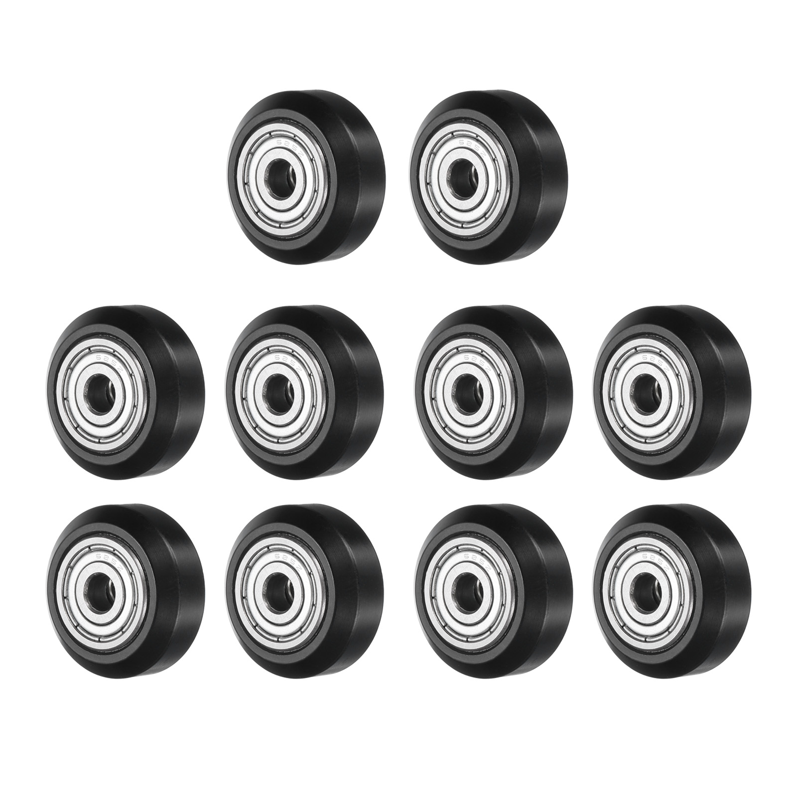Uxcell 10pcs 3D Printer POM Rollers, High-Speed Gantry Wheels V Slot ...