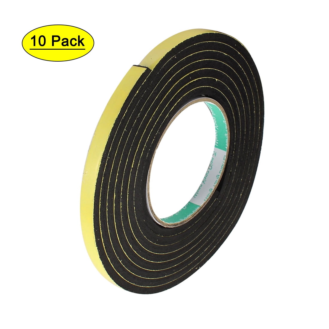 10pcs 3Meter 10mm x 5mm Single-side Adhesive Shockproof Sponge Foam ...