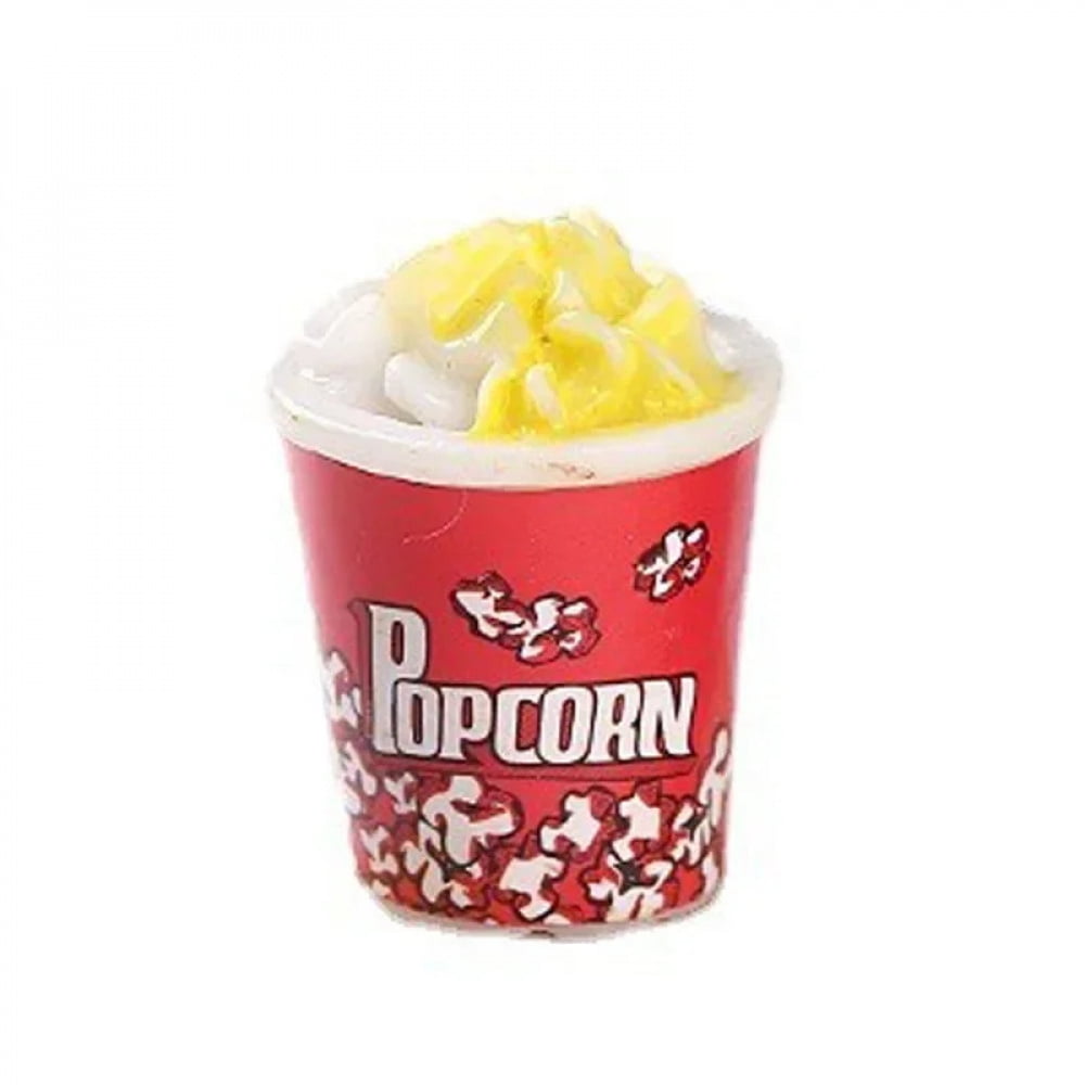 10pcs 3d Mini Kawaii Resin Popcorn Statue Miniature Figures Dollhouse ...