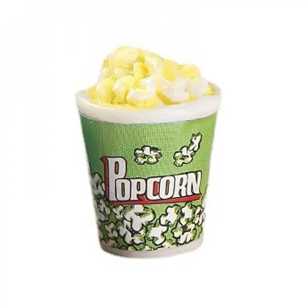 10pcs 3d Mini Kawaii Resin Popcorn Statue Miniature Figures Dollhouse ...