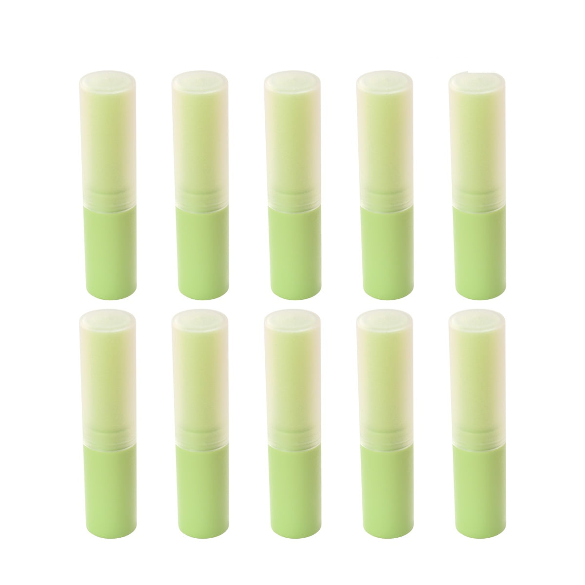 10pcs 4g Women Empty Plastic Lip Balm Tubes Containers Lip Gloss