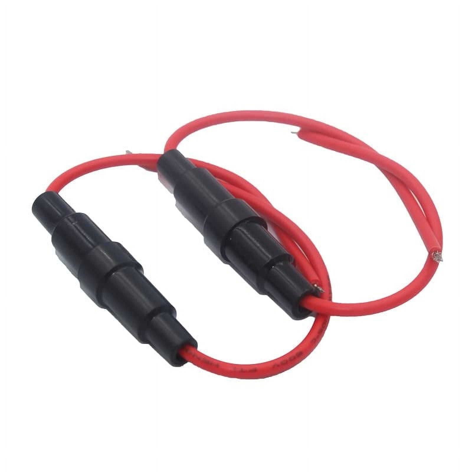 10pcs 5 * 20mm Inline Fuse Holder 220V Fast-Blow Screw Type -Blow Glass ...