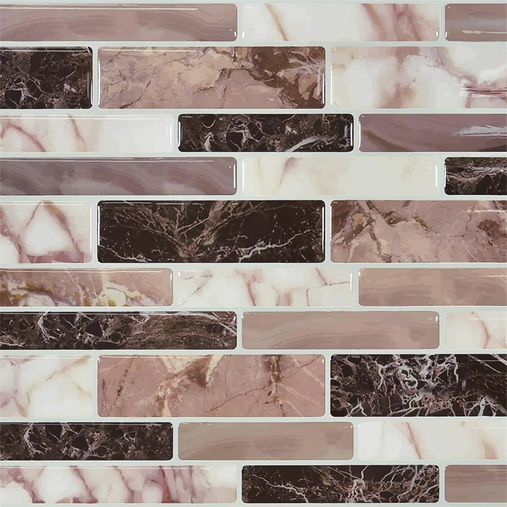 10pcs 5.9 "X5.9"-Self-Adhesive Ceramic Tile Wall Stickers Waterproof ...