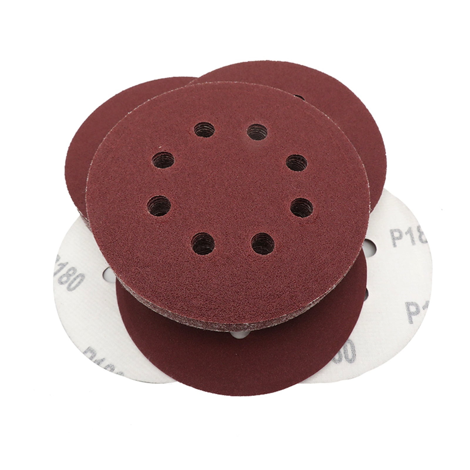 10pcs 5 Inch 125mm 8 Hole 60-1200 Grit Round Shape Sanding Discs ...