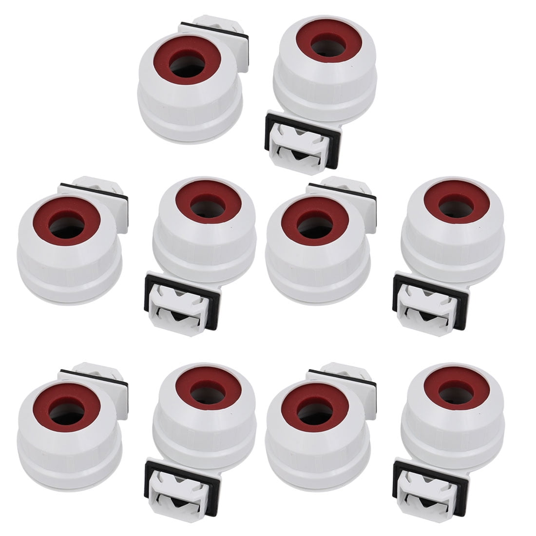 10pcs 500V 2A G5-F288G T5 Light Socket G5 Base Lamp Holder w Cover ...