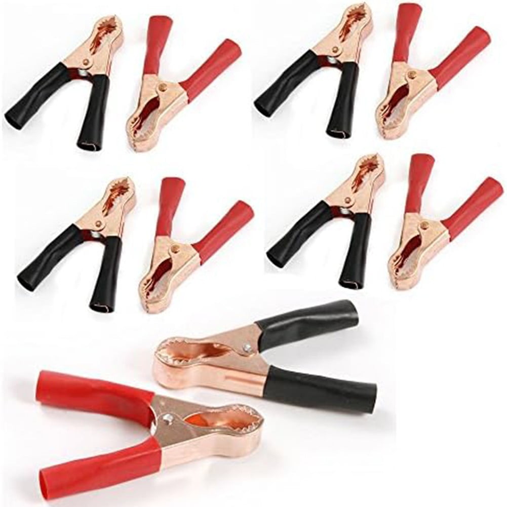 10pcs 50A Car for Alligator Clips Battery Clamps/Crocodile Clip ...
