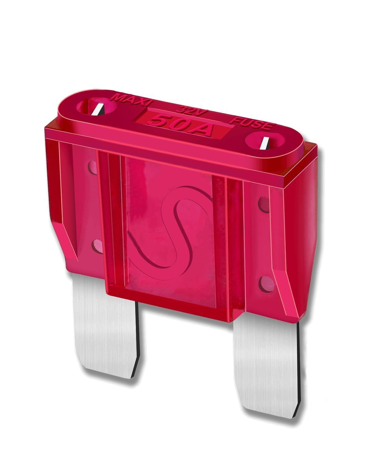 10pcs 50AMP Maxi Fuses - 50A 32V Automotive Blade Fuse for Auto, Car ...