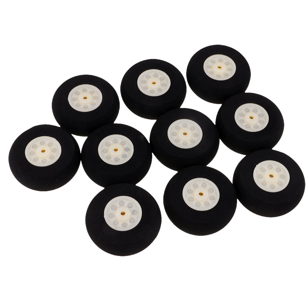 10pcs 50mm sponge wheel rc airplane aircraft wheels foam wheels tires ...