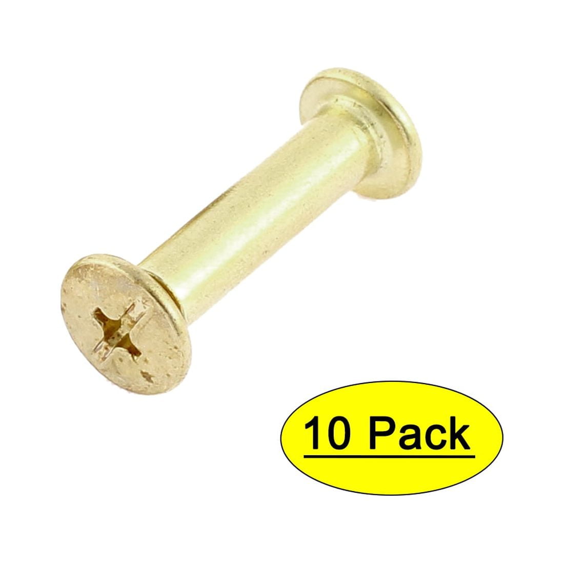 10Pcs 5mmx20mm Brass Plated Binding Chicago Screw Post for Album ...