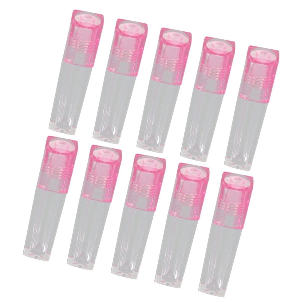 10pcs 6.5ml Empty Essential Oil Roller Bottles Clear Plastic Roll-on ...