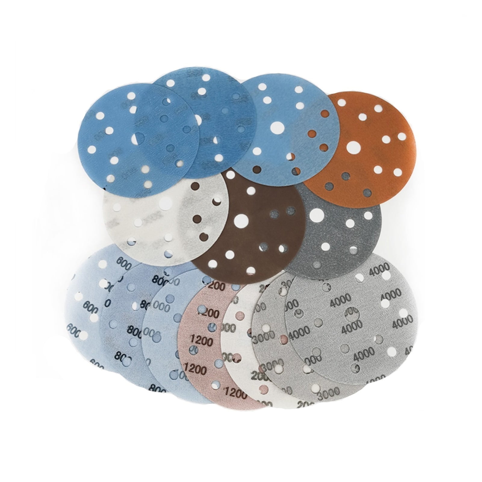 10pcs 6 Inch 15 Holes FV Superfine Film Sanding Disc Soft Waterproof ...