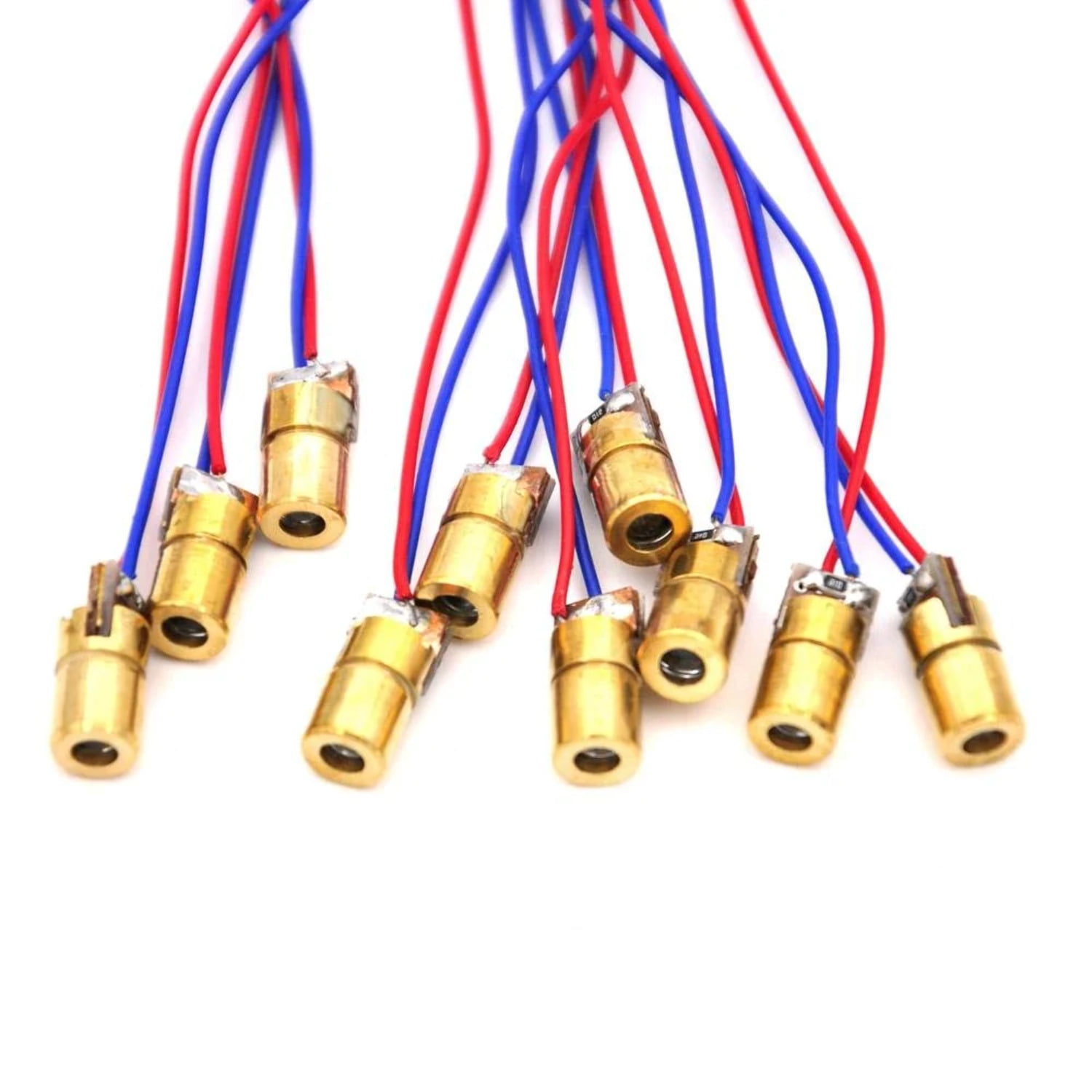 Envistia Mall 650nm 6mm 5V 5mW Red Laser Diode Module, 10 Pieces ...