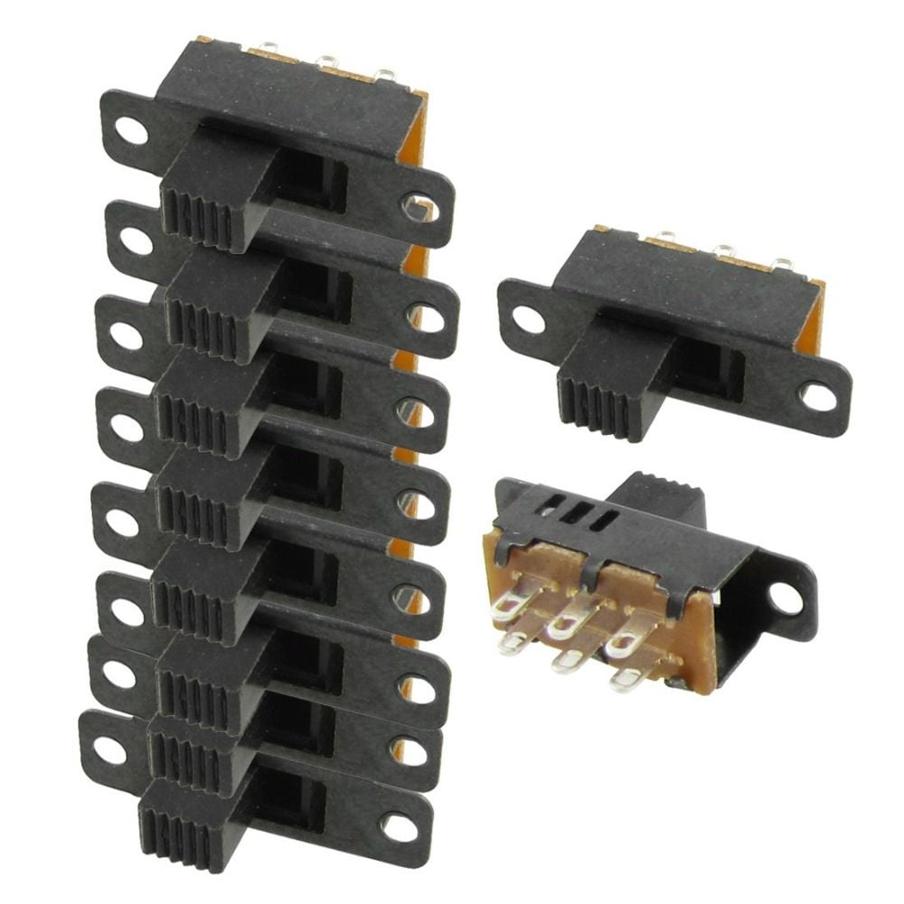 10pcs 6mm 6 Pin 3 Position 50V 0.5A Panel Mount Micro Mini Toggle ...