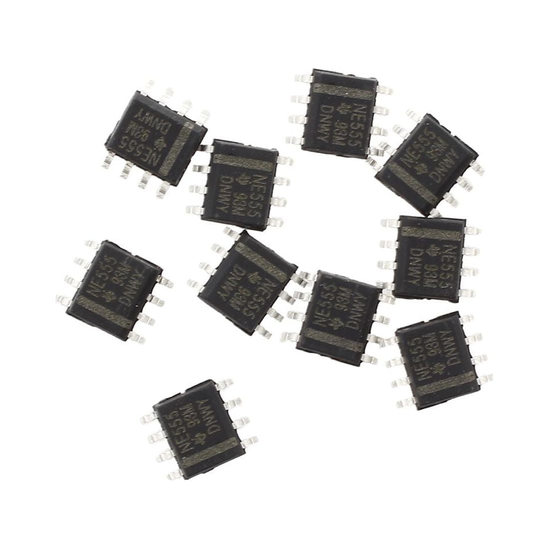 10pcs 8-Pin IC SMD Timer NE555 - Walmart.com
