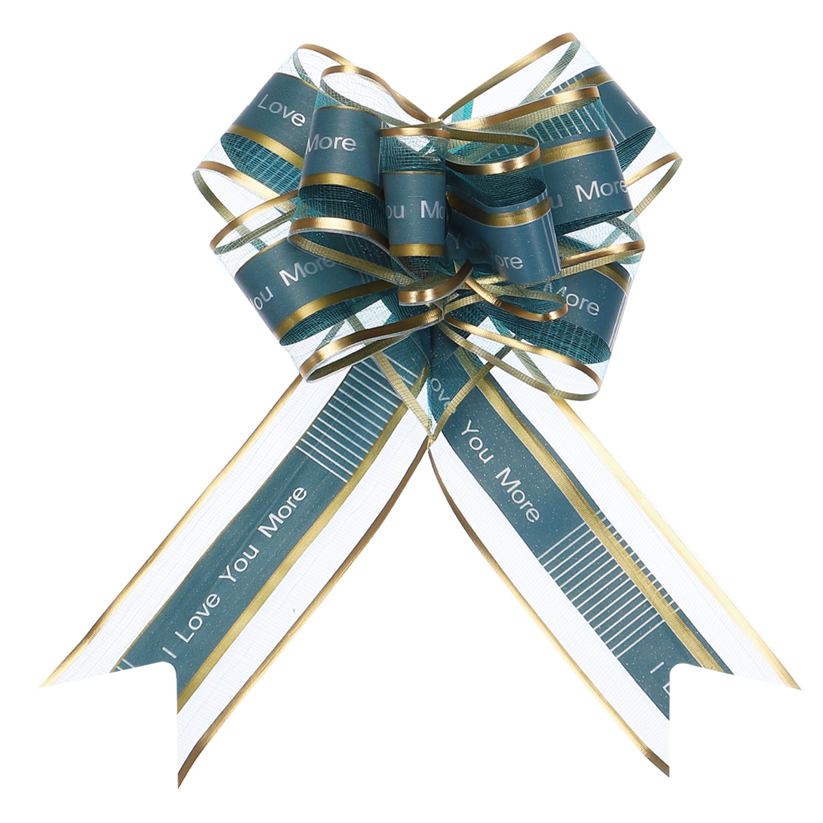 10pcs 9" Extra Large Pull Bow Love You Gift Wrapping Bows Ribbon ...